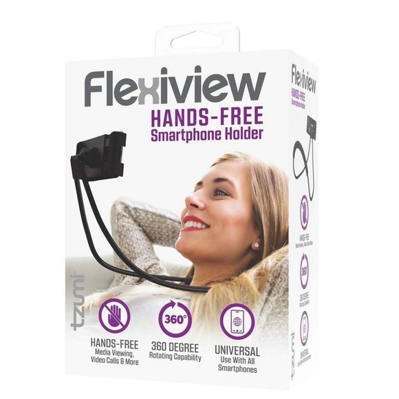 Cell Phones & Accessories | New Tzumi Flexview Hands Free Neck Holder ...